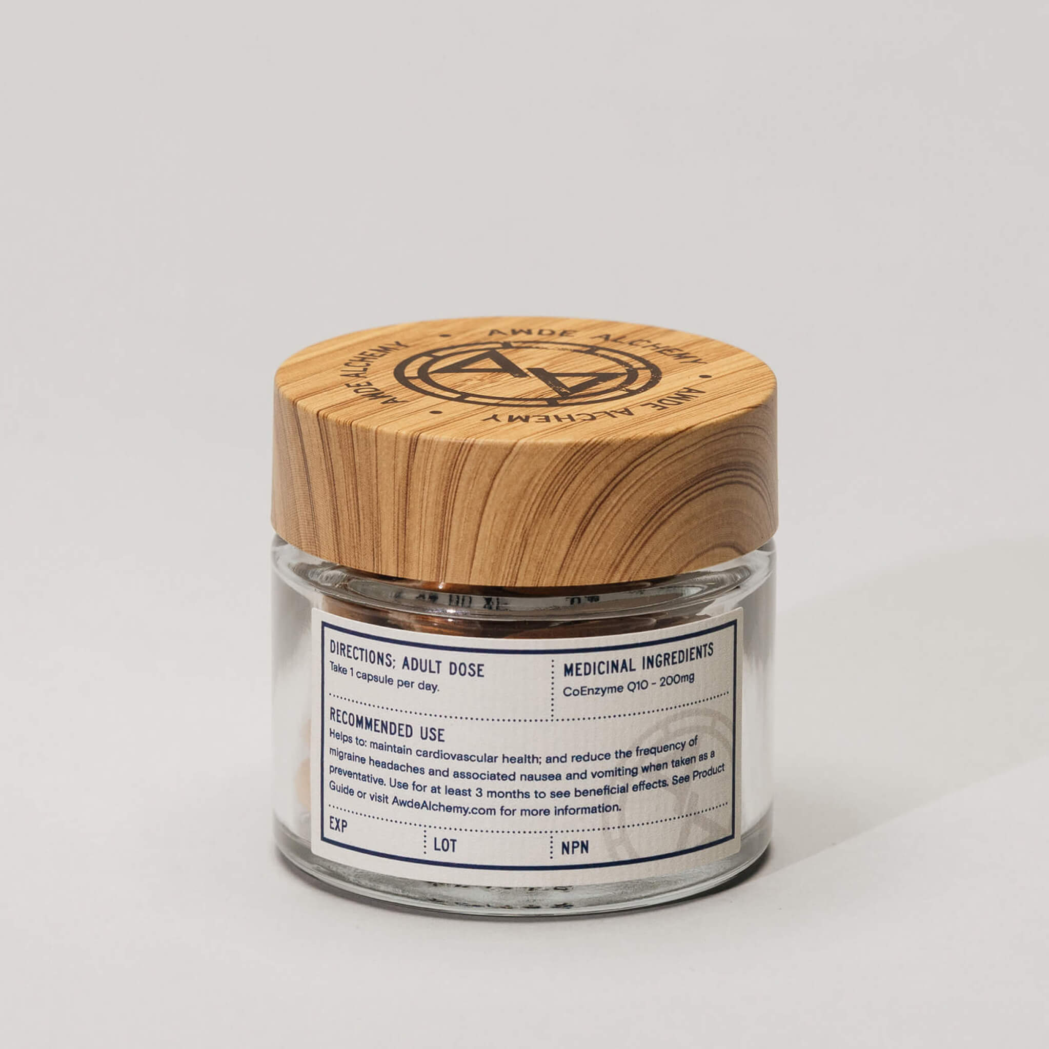 CoEnzyme Q10 / 200mg / 30 Day Supply - Nutraceutical No. 35 – Awde Alchemy