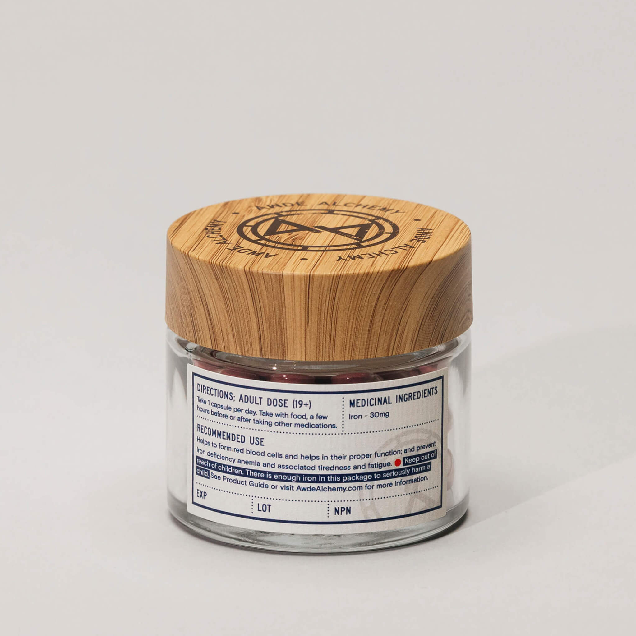 Iron / 30mg / 30 Day Supply - Essentials No. 25 – Awde Alchemy