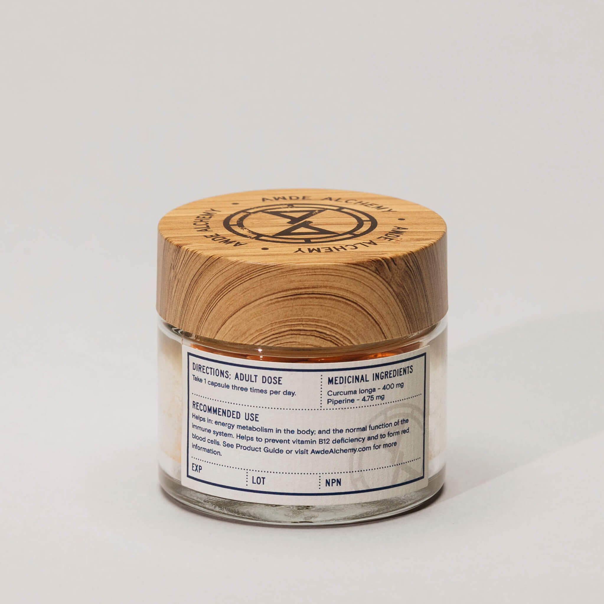 Turmeric / 844mg / 30 Day Supply - Nutraceutical No. 42 – Awde Alchemy