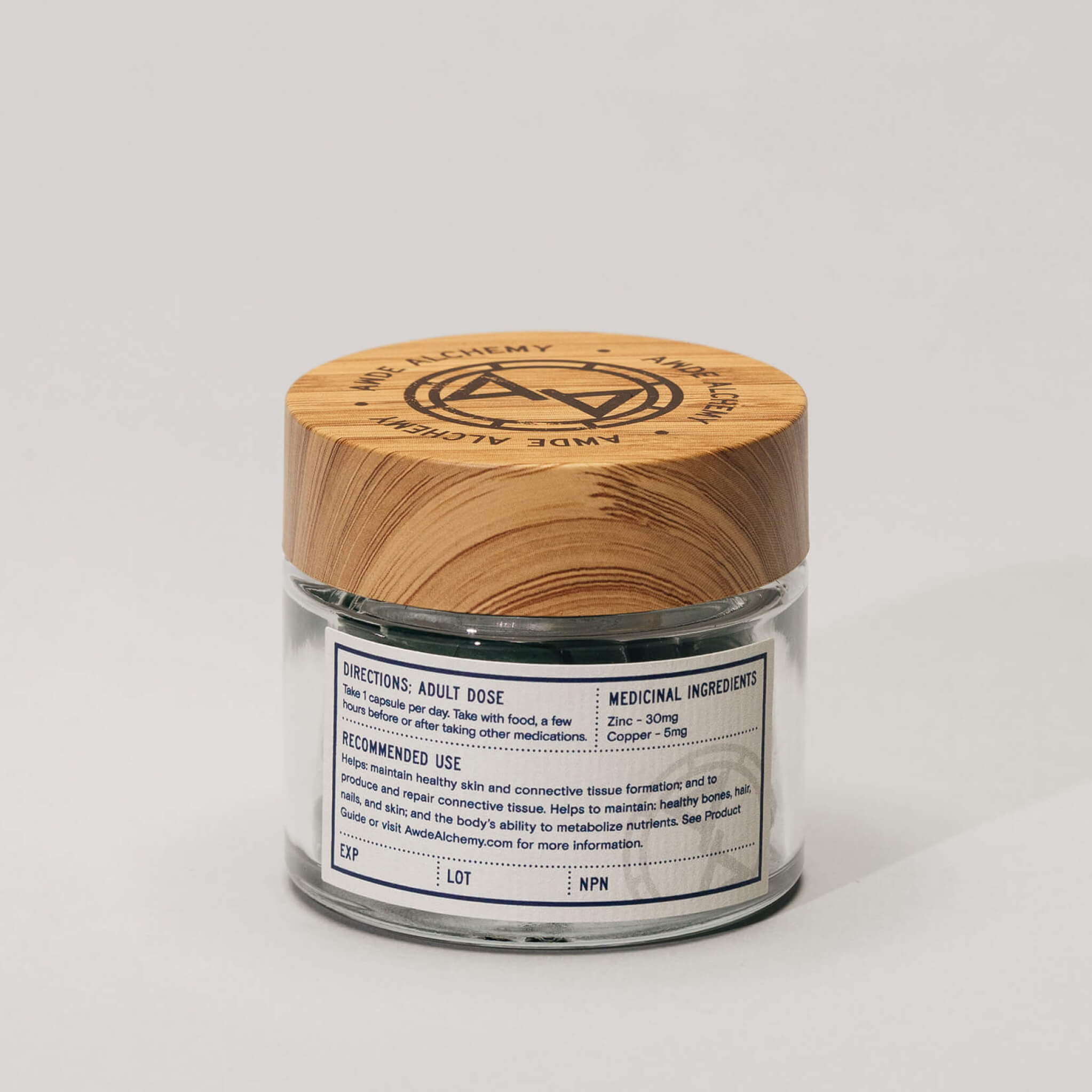 Zinc / 30mg / 30 Day Supply - Essentials No. 28 – Awde Alchemy